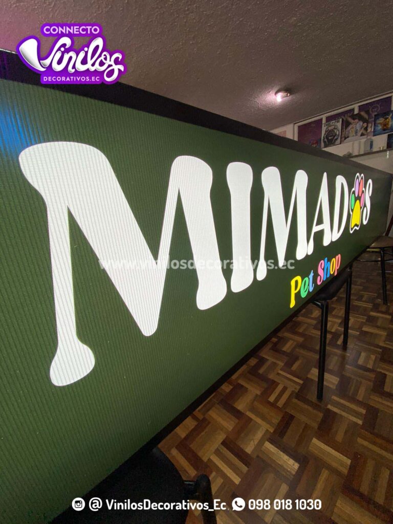 Rótulo Luminoso – Vinilos Decorativos Ec.